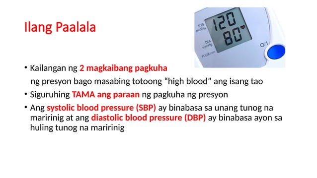 ALTAPRESYon management adults guidelines tagalog | PPTX