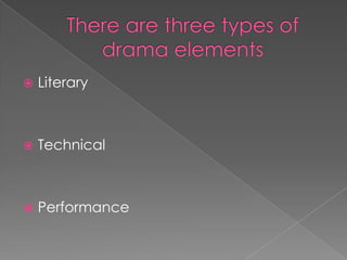 Elements of Drama | PPT