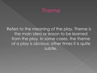 Elements of Drama | PPT