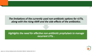 ALTARing the Approach of Recurrent UTI Prophylaxis.pptx