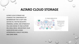 Altaro cloud storage | PPT