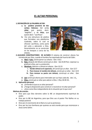 Altar personal manual para redes marzo 2013 | PDF