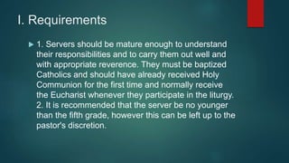 Altar server.pptx by: Jose Pauya Jr. | PPTX