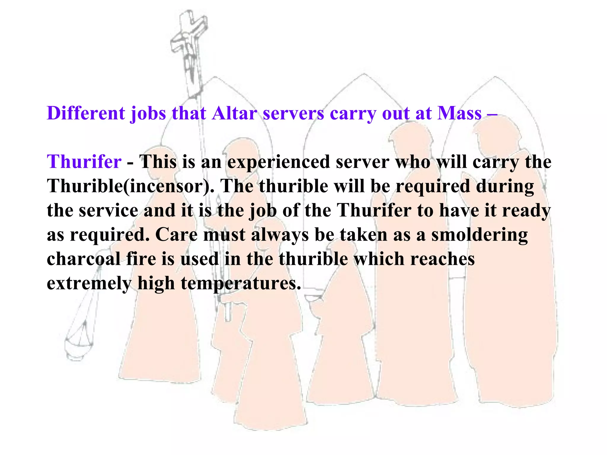 Altar Server Training St Joseph Parish | PPT