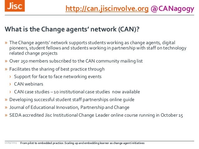 Jisc Change Agents Network ALT-C