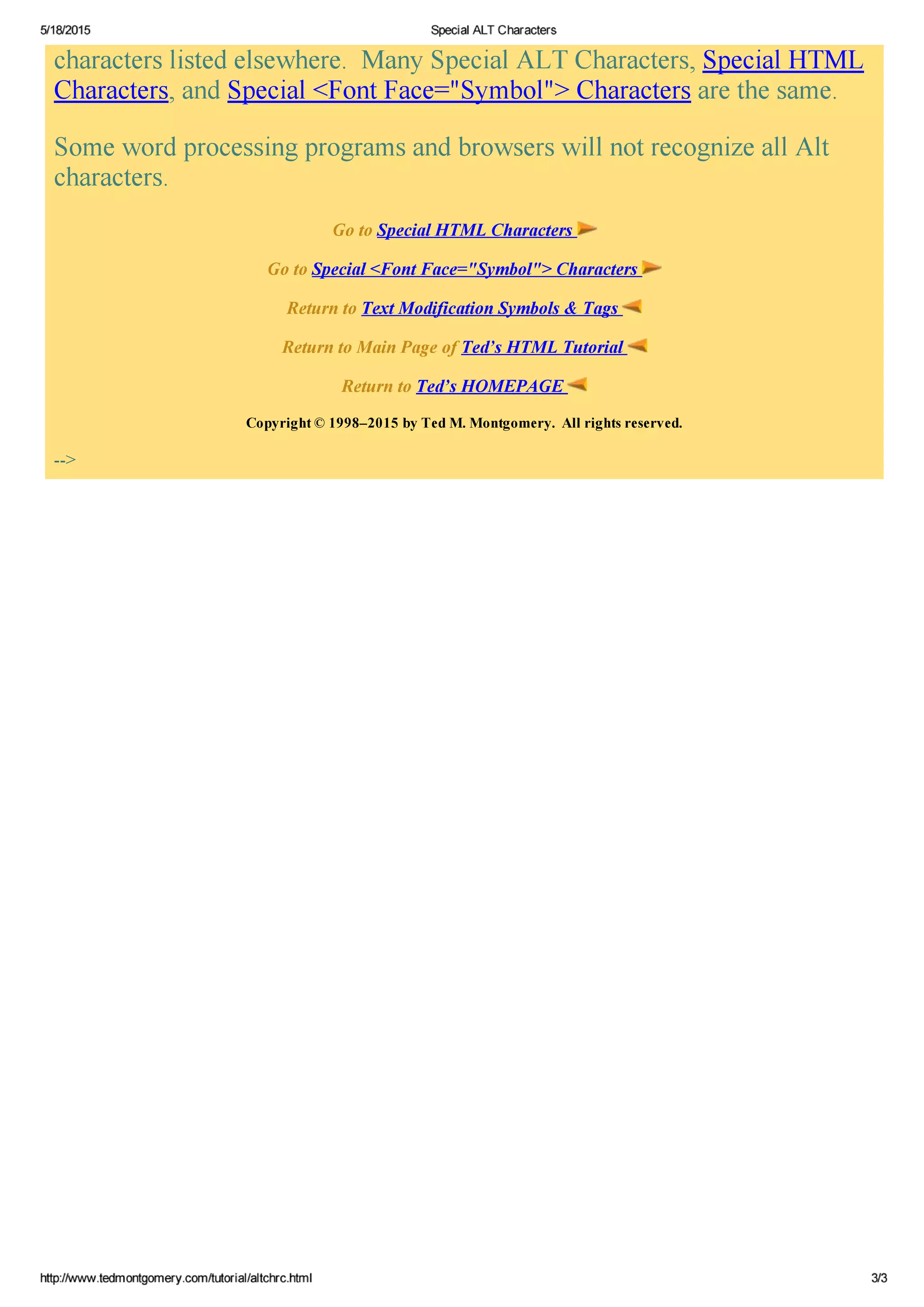 Alt codes full list | PDF