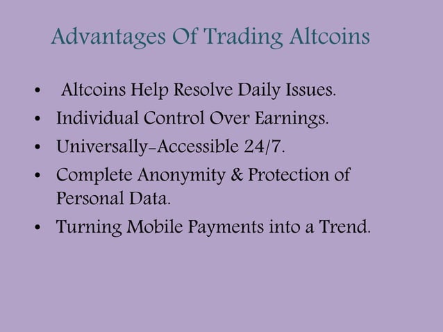 Introduction Of Altcoin | PPTX