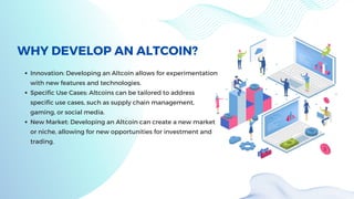 Altcoin Development Service | PPT
