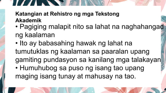 Altea Tekstong-Akademik.ppt. power point | PPT