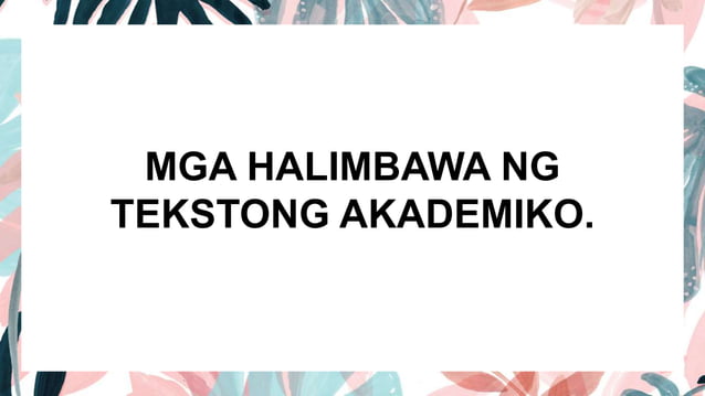 Altea Tekstong-Akademik.ppt. power point | PPT