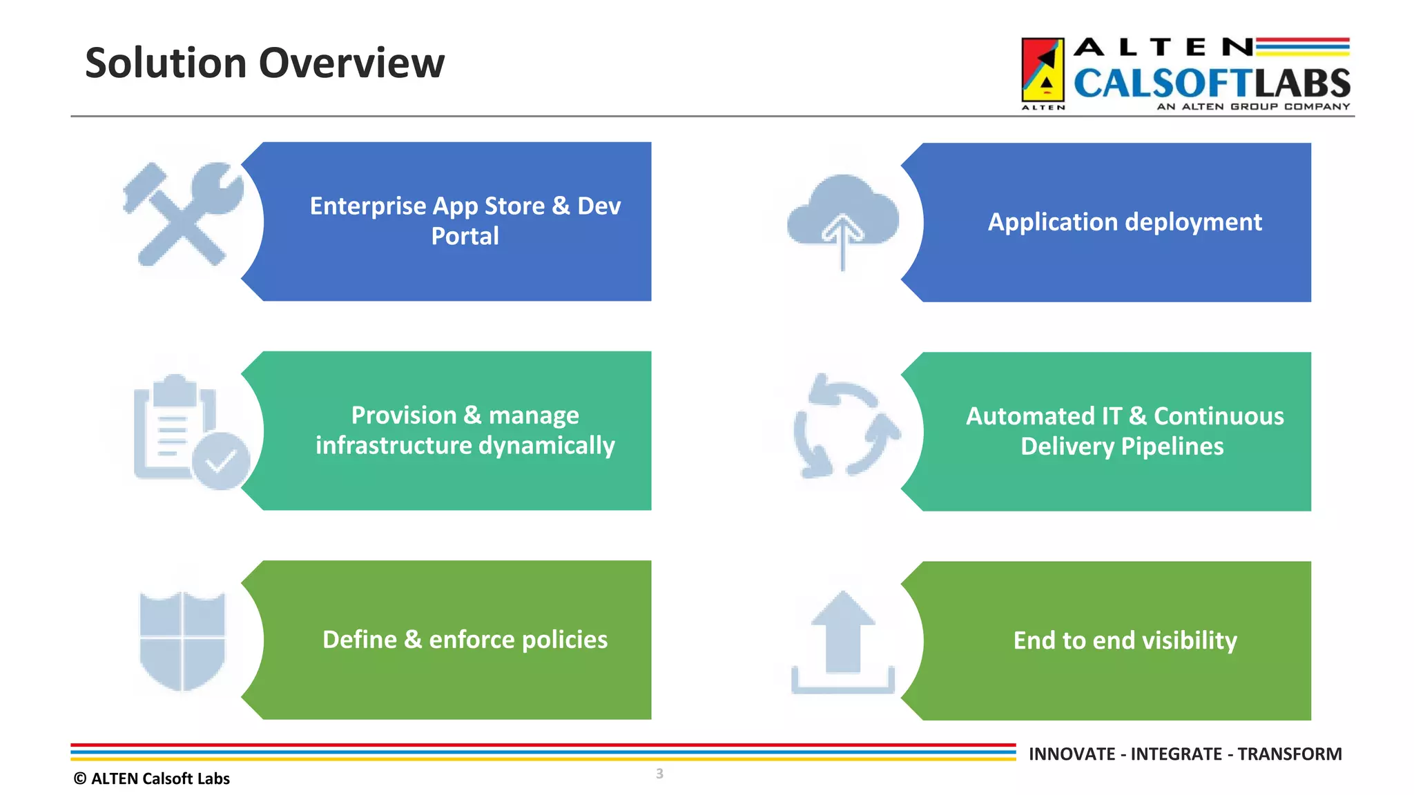 Alten calsoft labs enterprise app store framework | PDF