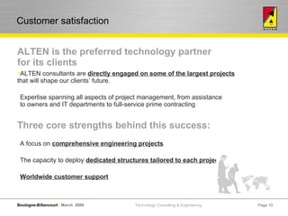 Alten Corporate | PPT | Management Consulting Industry | Industries