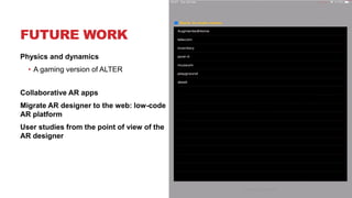 Model-driven engineering for AR | PPT