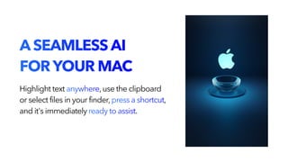 Alter - a seamless ai for your mac | PDF