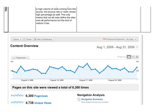 Sample Web Performance Report | PDF