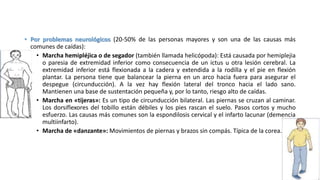Alteración de la marcha en el Adulto Mayor - MC. MSc. Juan Rodrigo ...