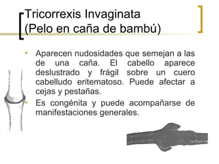 Alteraciones Estructurales Del Tallo Capilar | PPT