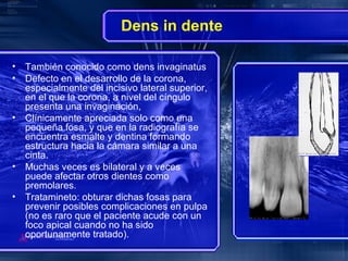 Alteracioneshereditariasdeladentina | PPT