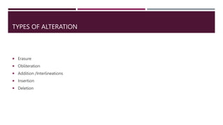 Alteration in documents.pptx