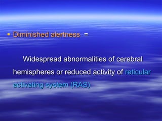 Alteration of consciousness2 | PPT