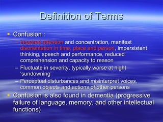 Alteration of consciousness2 | PPT