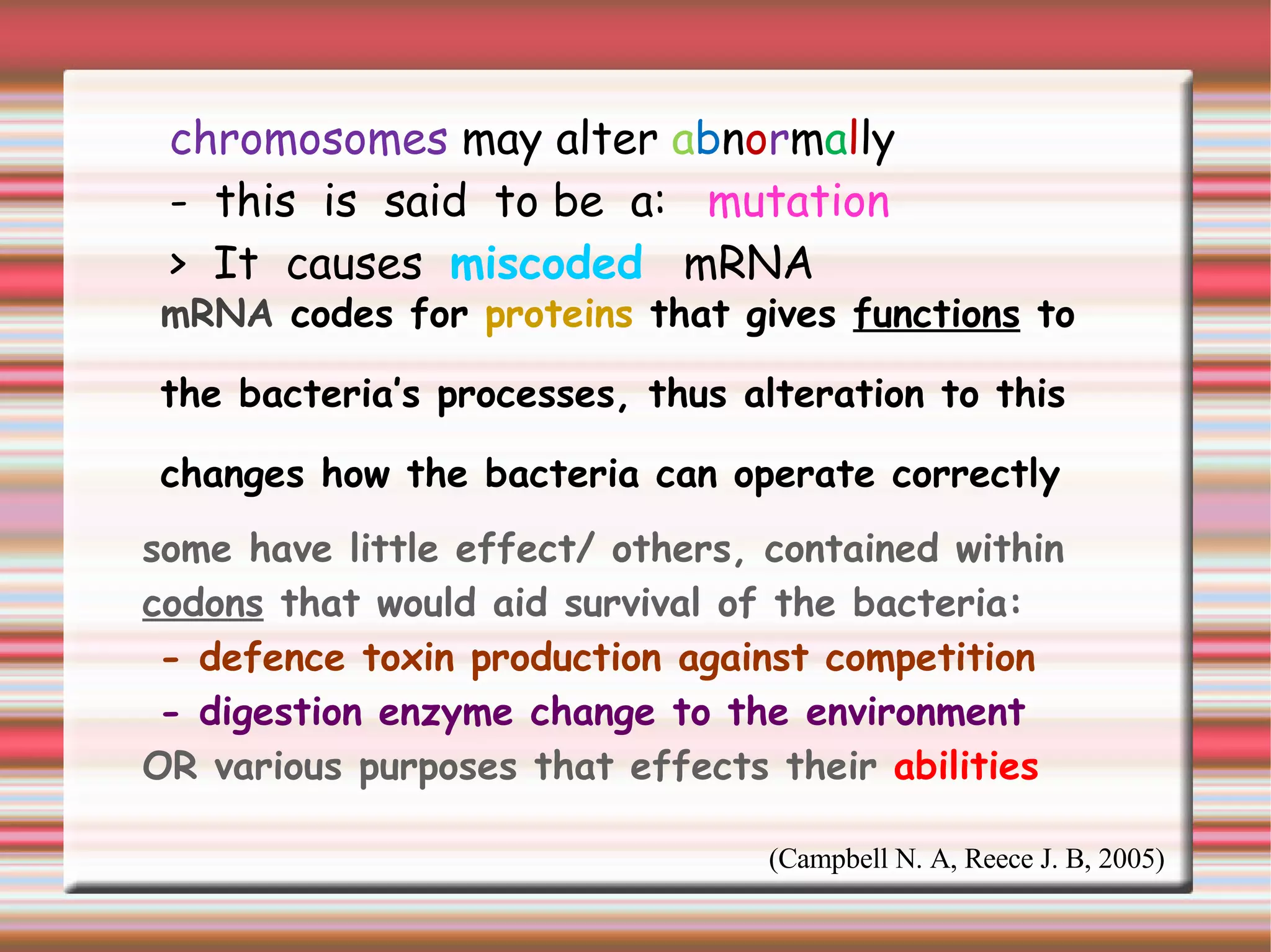 Describe - Gene Alteration | PPT