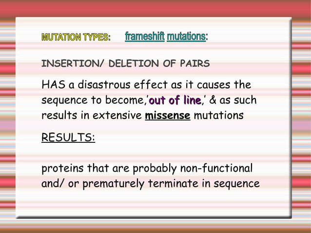Describe - Gene Alteration | PPT
