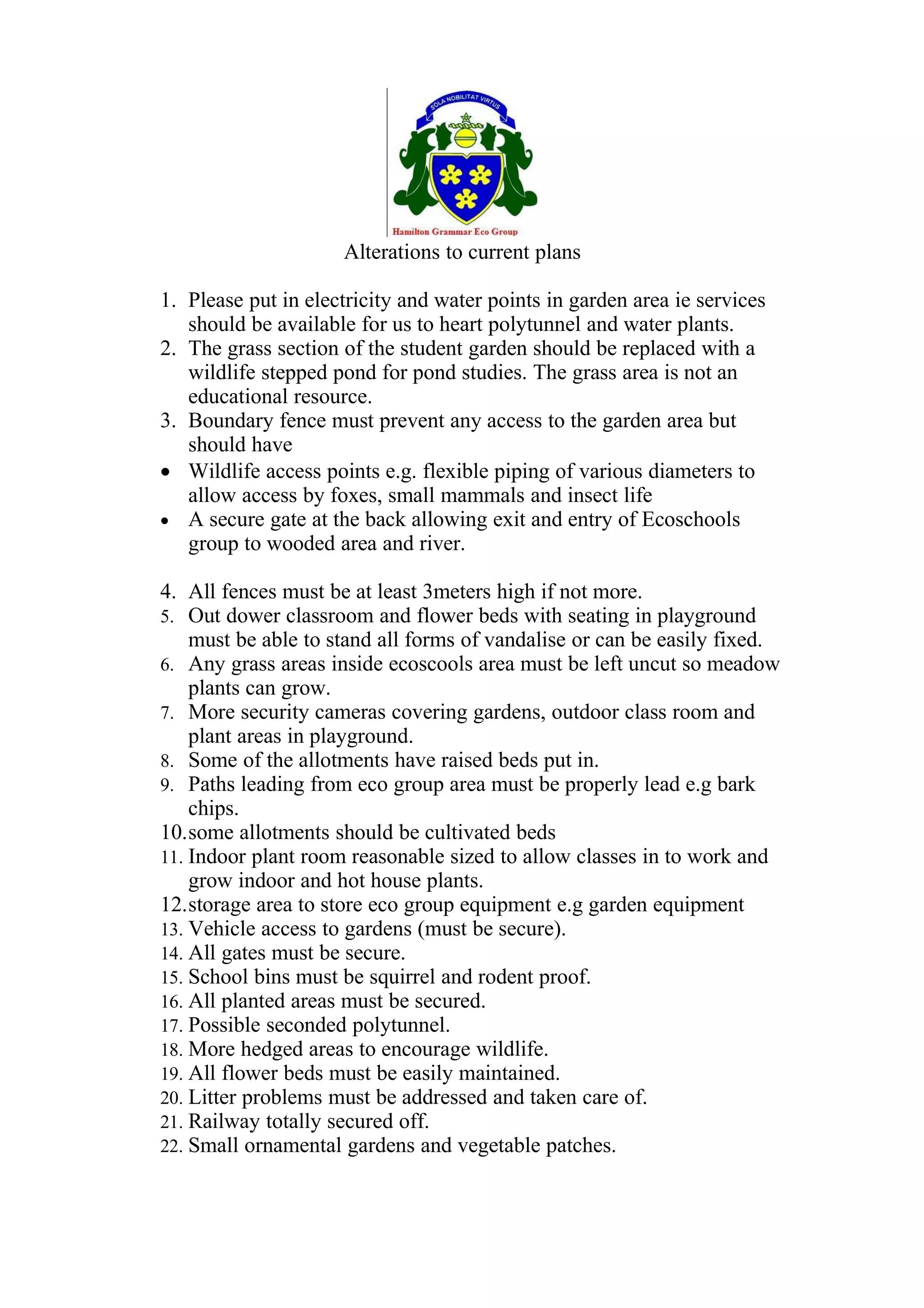 hamilton grammars garden redevelopment proposal | DOC