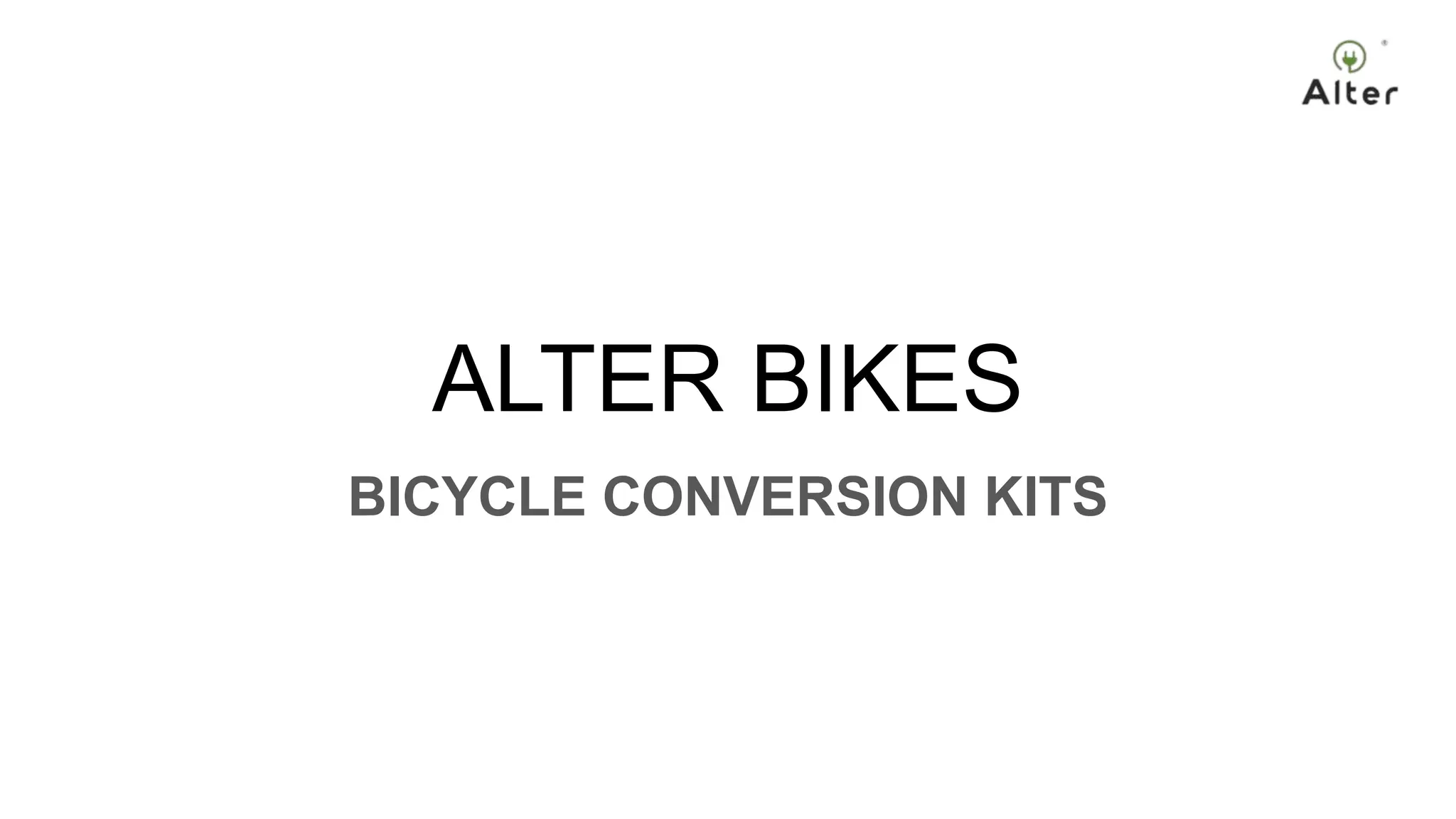 ALTER BIKES-BICYCLE CONVERSION KITS.pptx