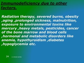 ALTERED ANTIGENS AND IMMUNODEFICIENCIES. | PPT