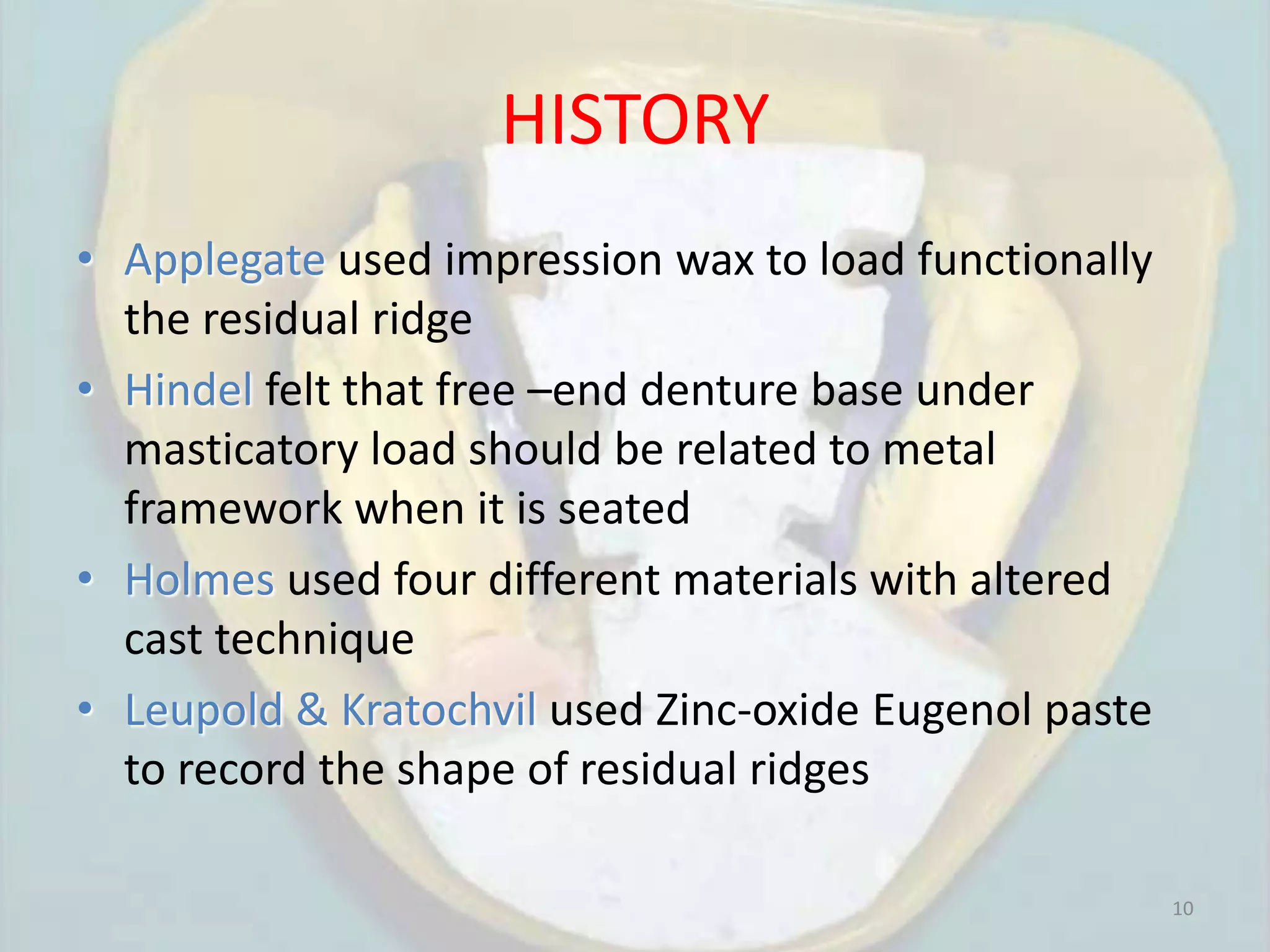 Altered casts technique | PPTX