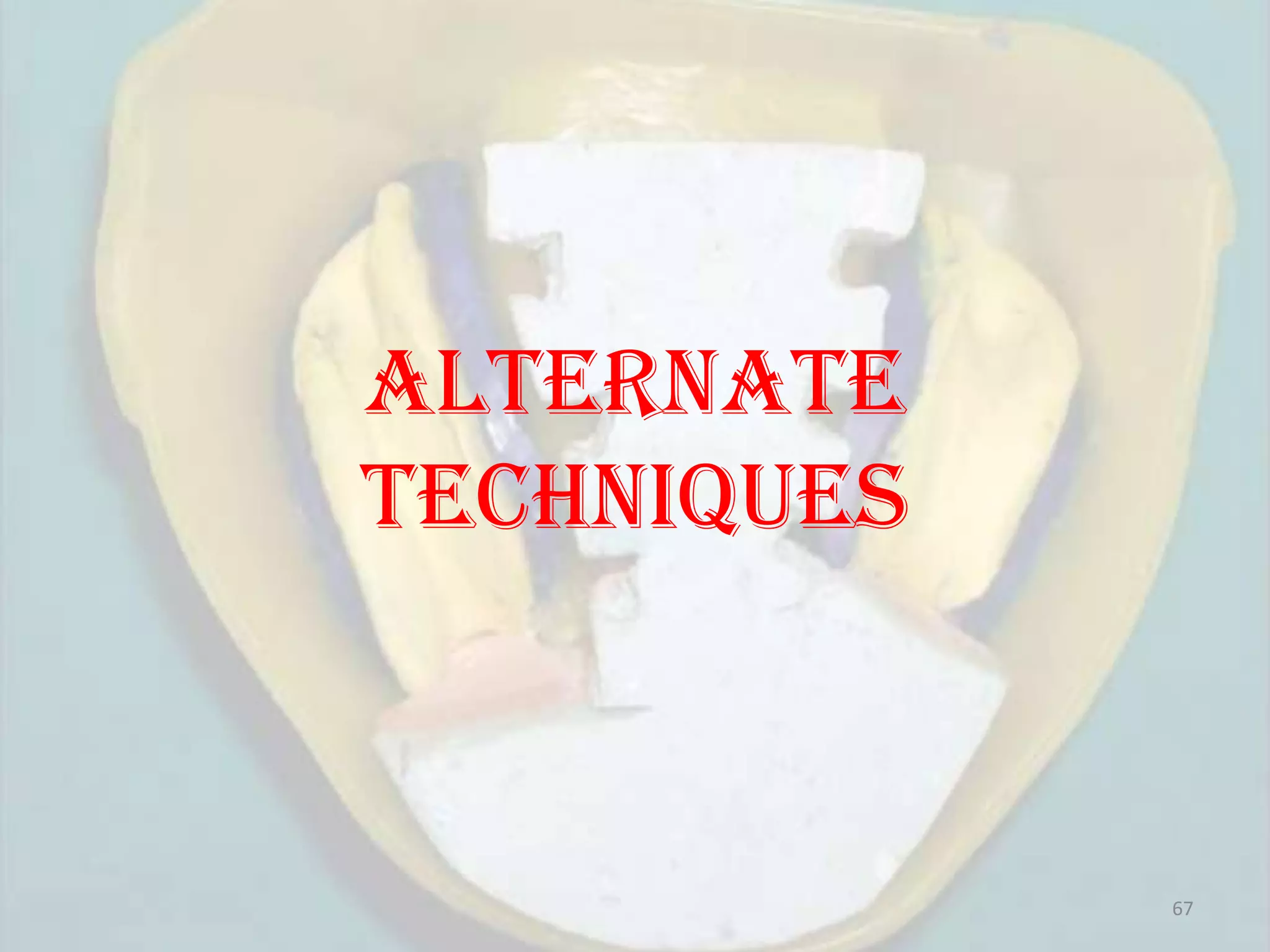 Altered casts technique | PPTX