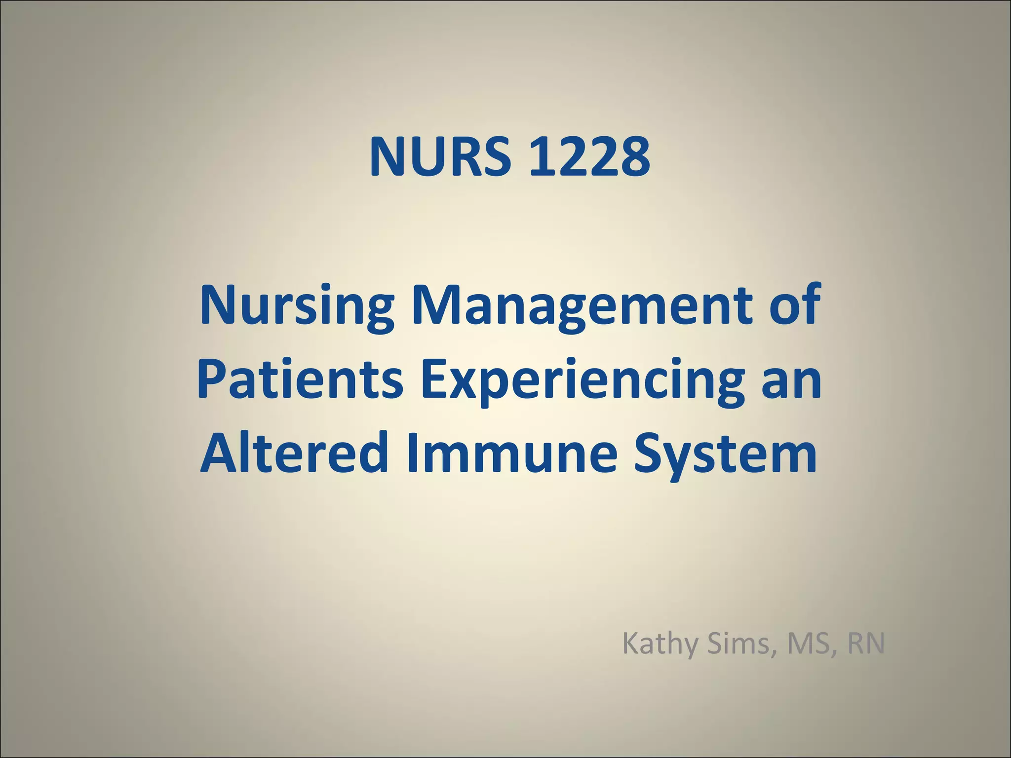 Altered immune part_1___2_student | PPT