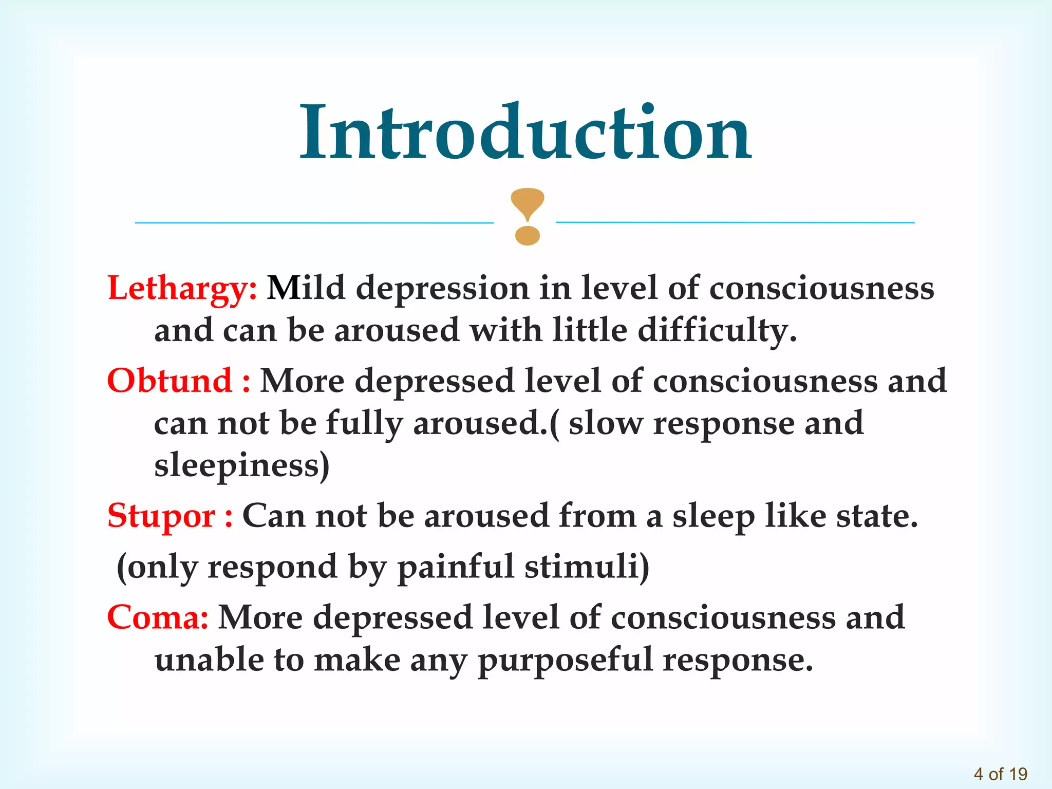 Altered Level of Consciousness | PPT