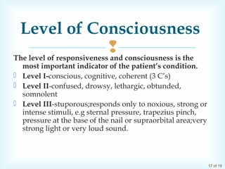 Altered Level of Consciousness | PPT