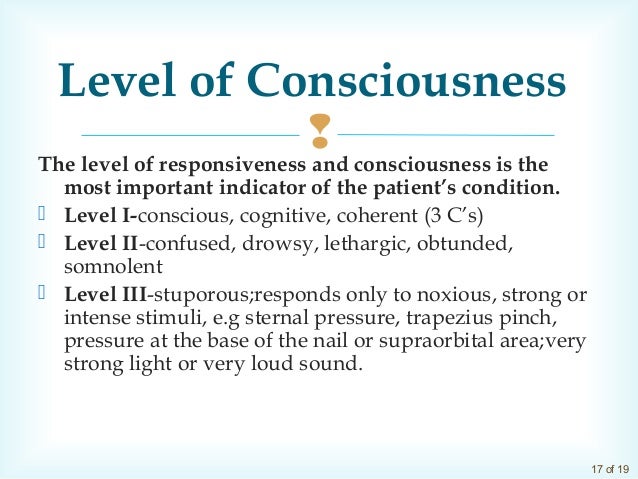 Altered Level of Consciousness