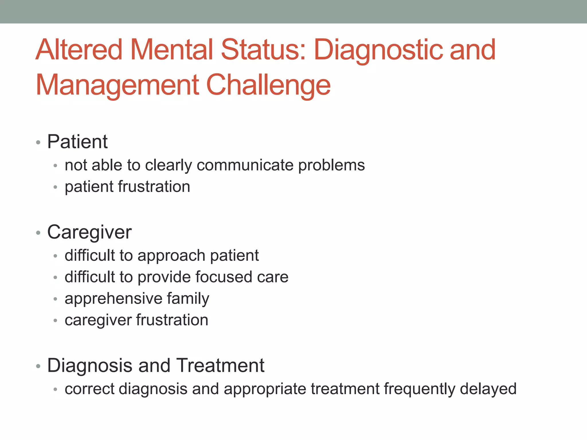 Altered Mental Status | PPTX