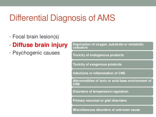 Altered Mental Status