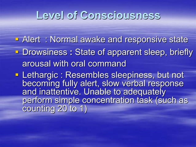 Altered sensorium | PPTX