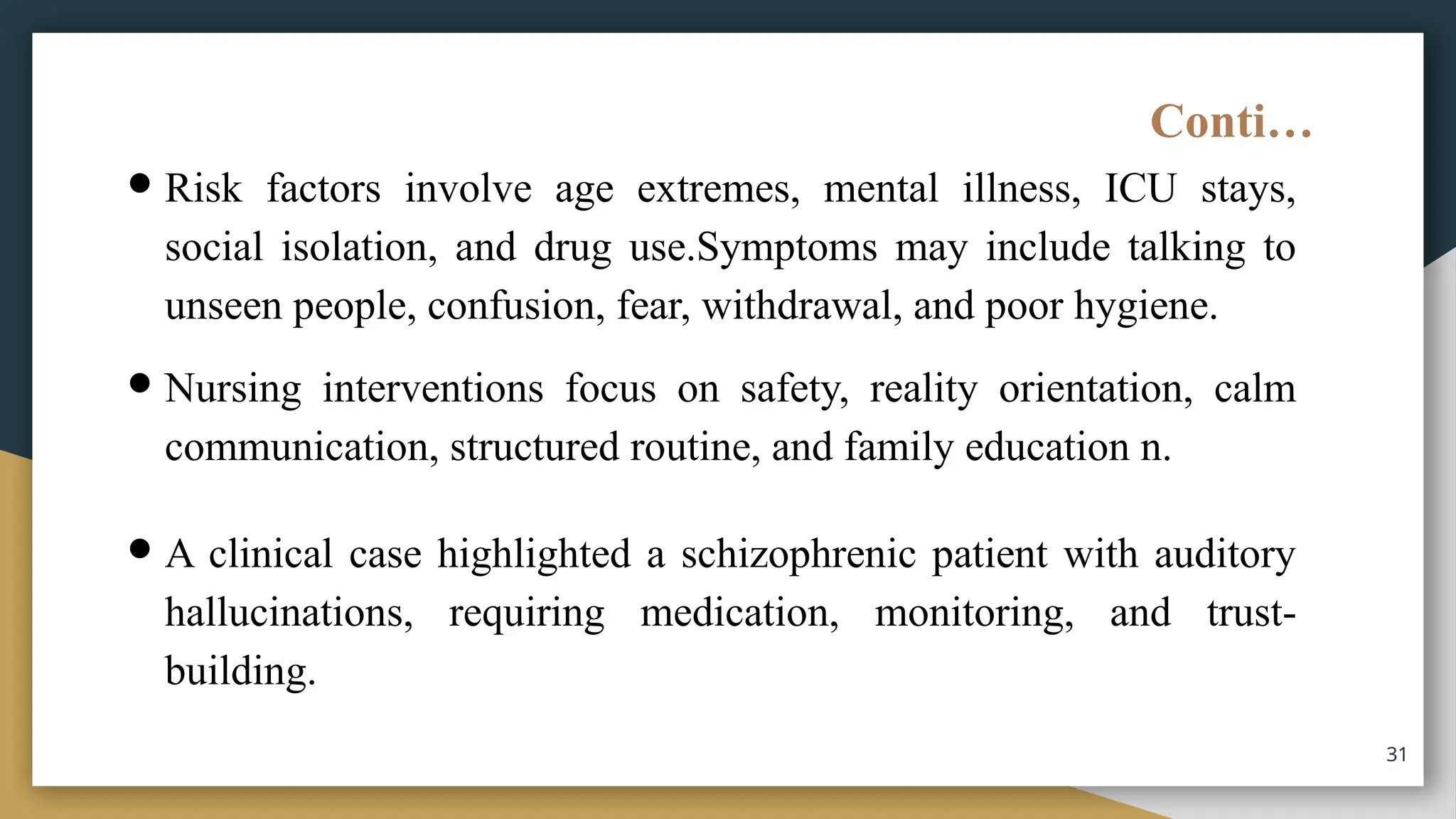 Altered Sensory Perception. Mental Health Nursing.pptx
