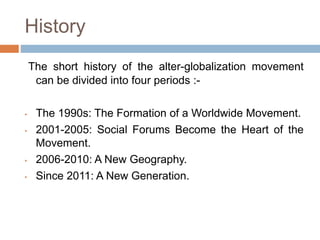 Alter Globalisation | PPT