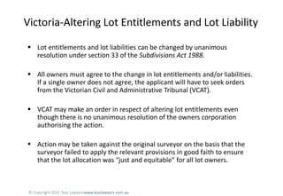 Altering Lot Entitlements Presentation | PPTX | Government Support and ...