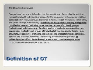 Occupational Justice Alterio ot24 vx final | PPT