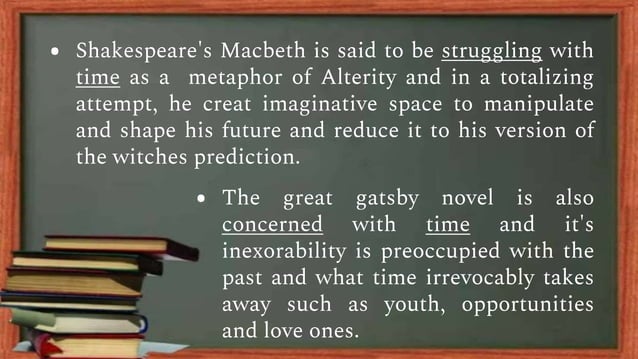 Alterity and Tragic Sensation : Macbeth to The Great Gatsby | PPT