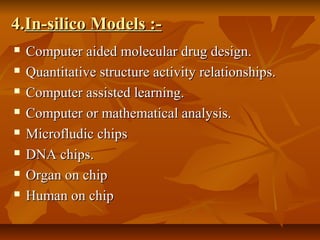 Alternate animal experiments ( Basic Introduction ) | PPT