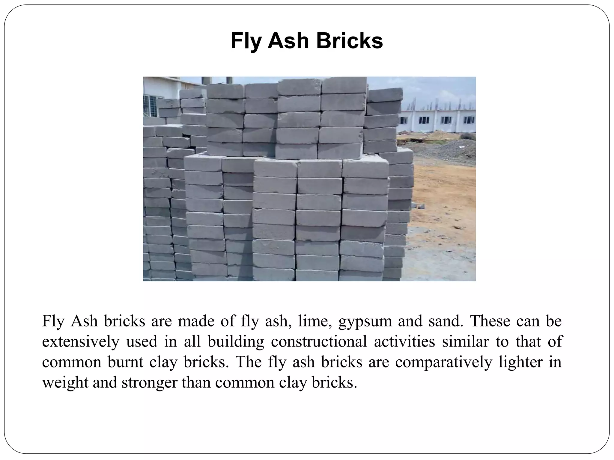 Alternate building materials | PPTX