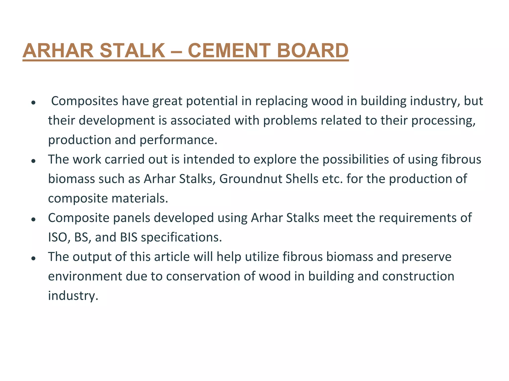 Alternate building materials | PPTX