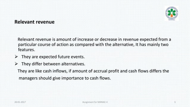 Decision involving Alternate choices | PPTX