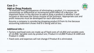 Decision involving Alternate choices | PPTX