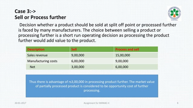 Decision involving Alternate choices | PPTX